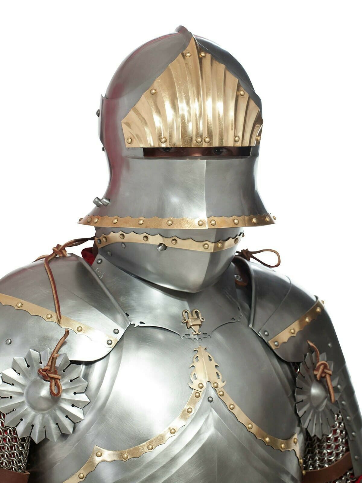 German Gothic Medieval Knight Roman Full Body Armor Suit 15th century ...