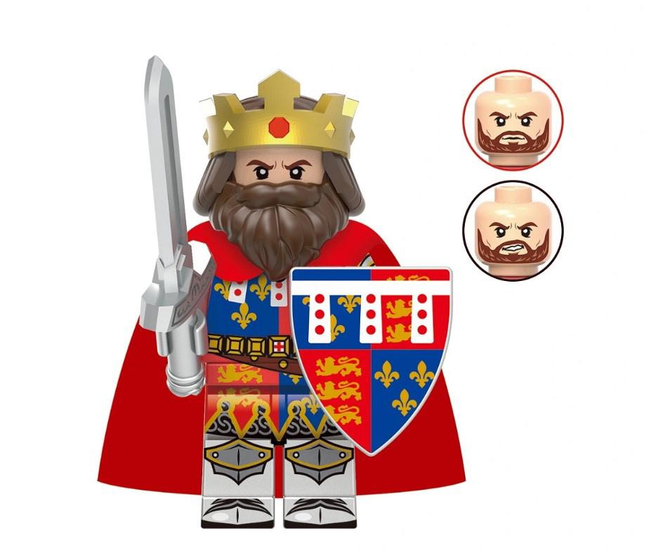 Richard The Lionheart English King Castle Minifigure US - LEGO (R ...