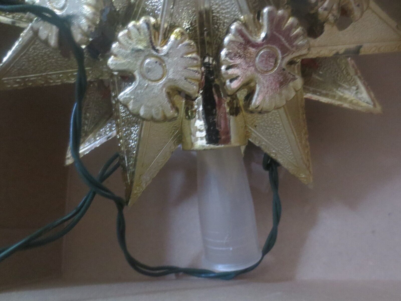 Vintage Liberty Bell Christmas Heavenly Star Tree Top Topper - Tree Toppers