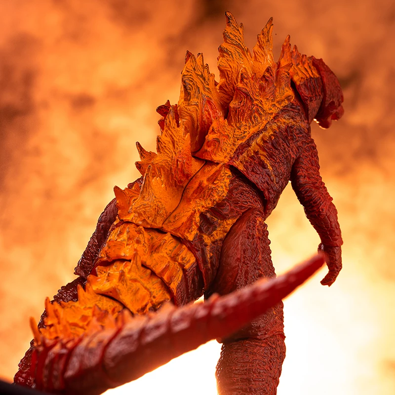 Bandai Godzilla Red Fire Burning Articulated 2019 NECA PVC Action ...