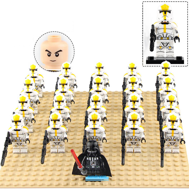 Star Wars 327th Star Corps Clone Trooper Army Lego Moc Minifigures Set ...