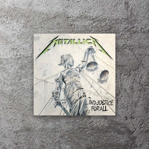 Metallica And Justice For All Vinyl Sticker 3"" Wide Includes Two ...