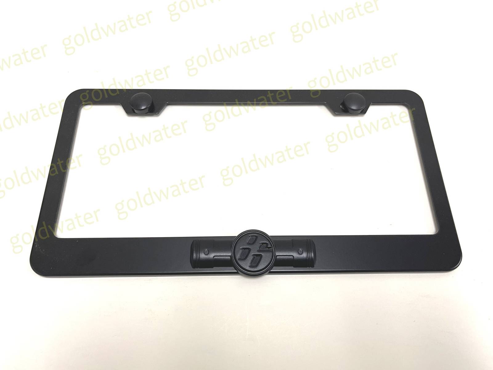 3D (Black) 86 LOGO Emblem Black Powder Coated Metal License Plate Frame ...