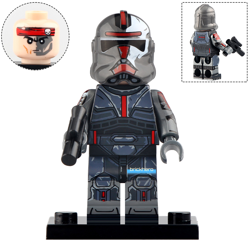 Hunter (Bad Batch) Star Wars Clone Wars Lego Compatible Minifigure ...