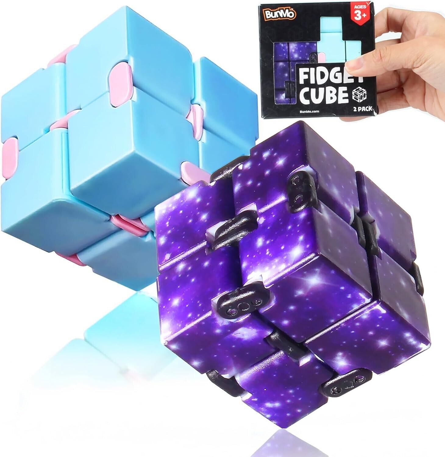Infinity Cube Fidget Toy 2pk | Stimulating & Engaging Fidget Toy | Teen ...
