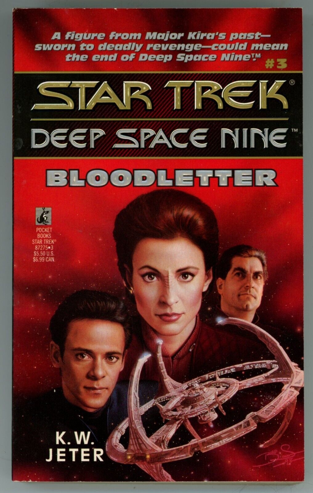 Star Trek Deep Space Nine 3 Bloodletter K W Jeter First Printing DS9 ...