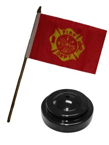 RFCO Moon Knives Fire Dept. Department Emblem Flag 4''x6'' Desk Set ...