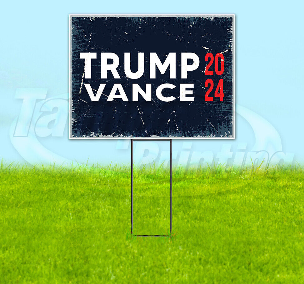 TRUMP VANCE 2024 MAGA FJB 18x24 Yard Sign Snipe Election YS00033 ...