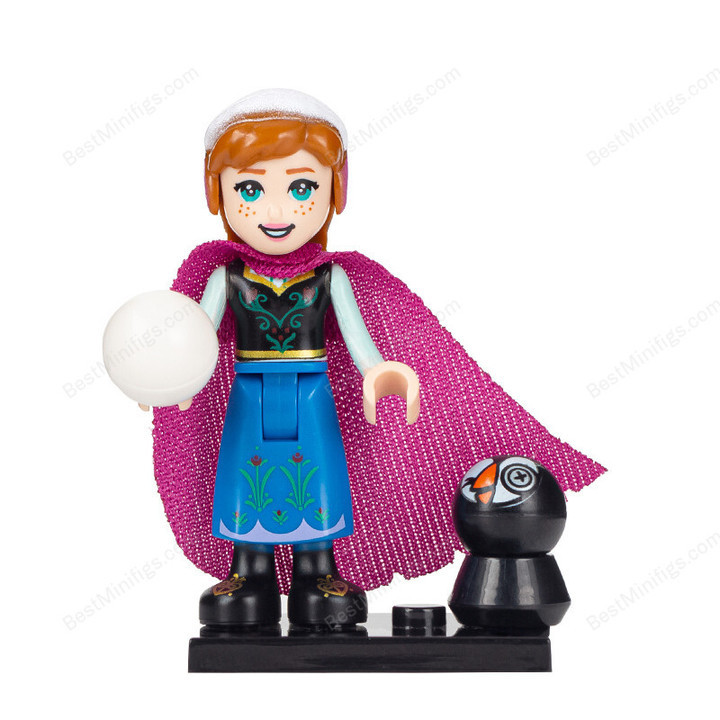 Princess Anna - Disney Frozen Minifigures Block Toys Kids - Action Figures
