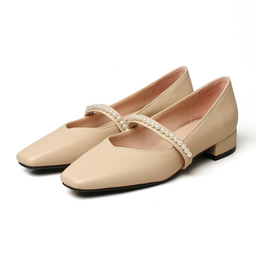 QUTAA 2021 String Bea Toe Female Pumps Microfiber Basic Women Shoes ...