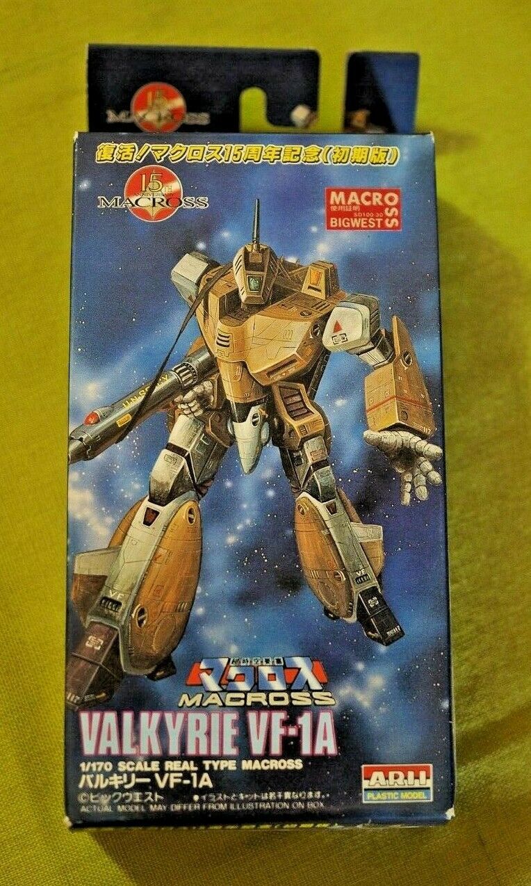 VALKYRIE VF-1A Robotech Macross Arii Model Kit 1/170, 15th Anniversary ...