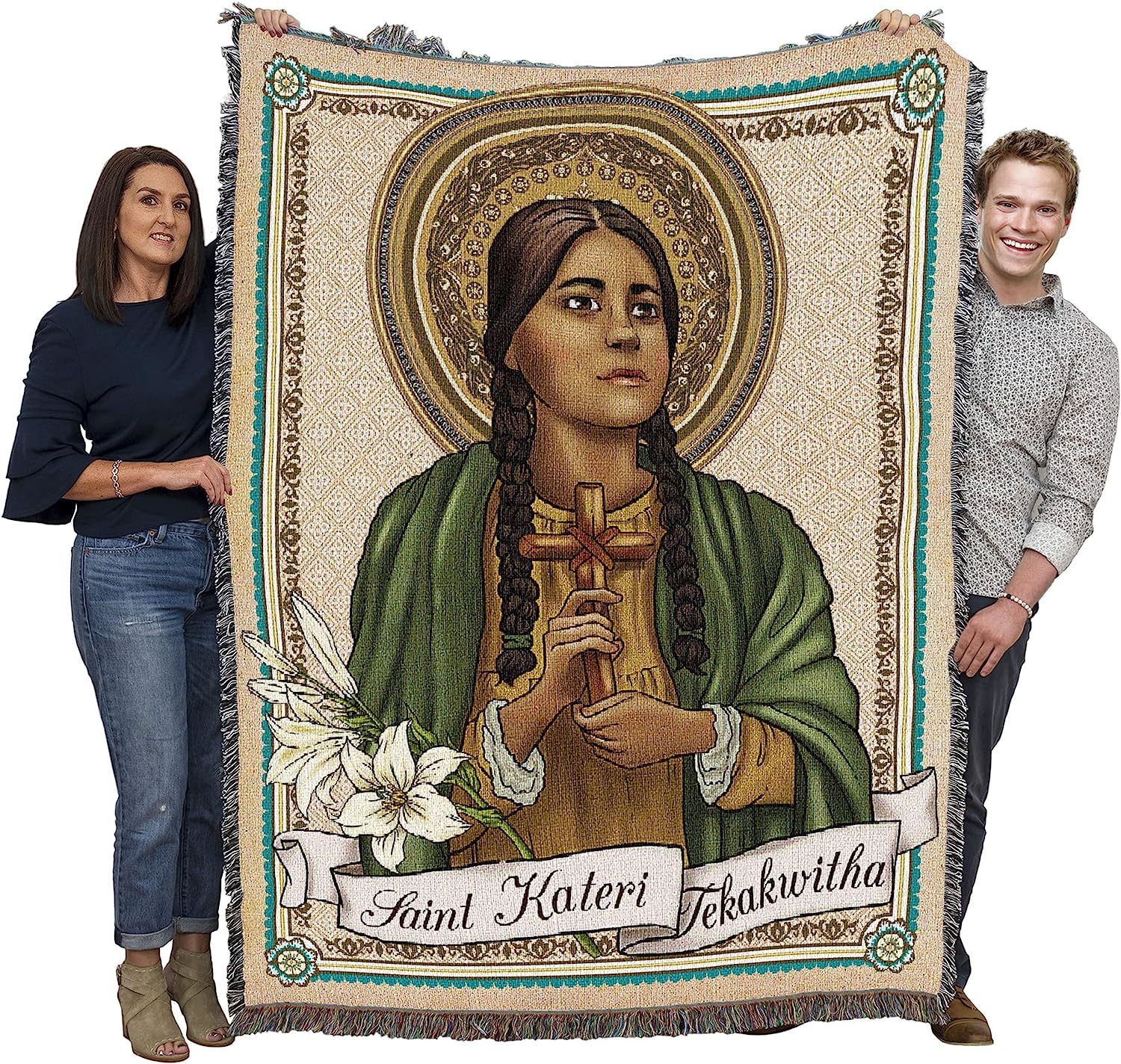 Saint Kateri Tekakwitha Card Blanket - and similar items