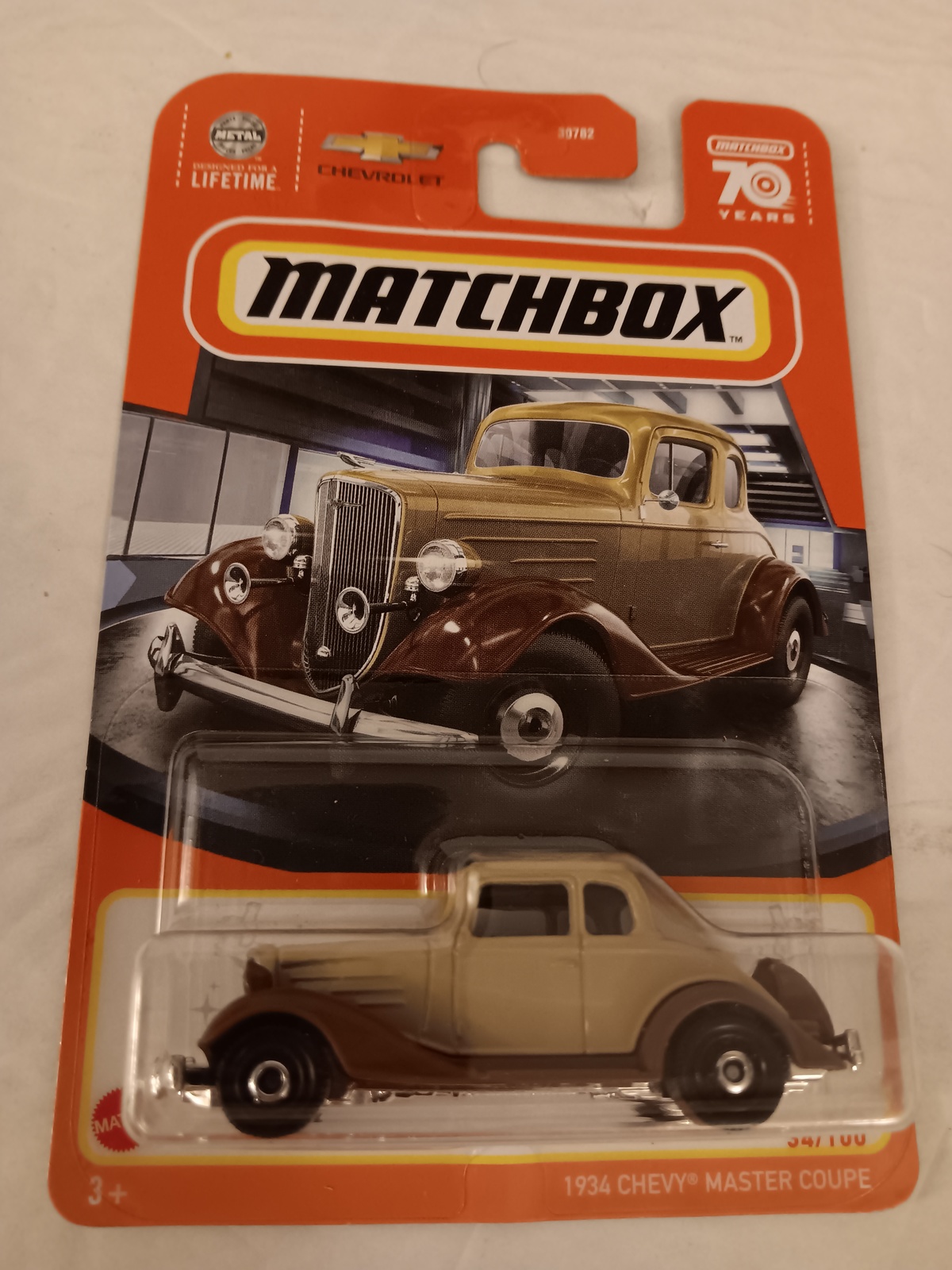 Matchbox 2023 #34 Tan 1934 Chevy Master Coupe MBX Showroom Series MOC ...