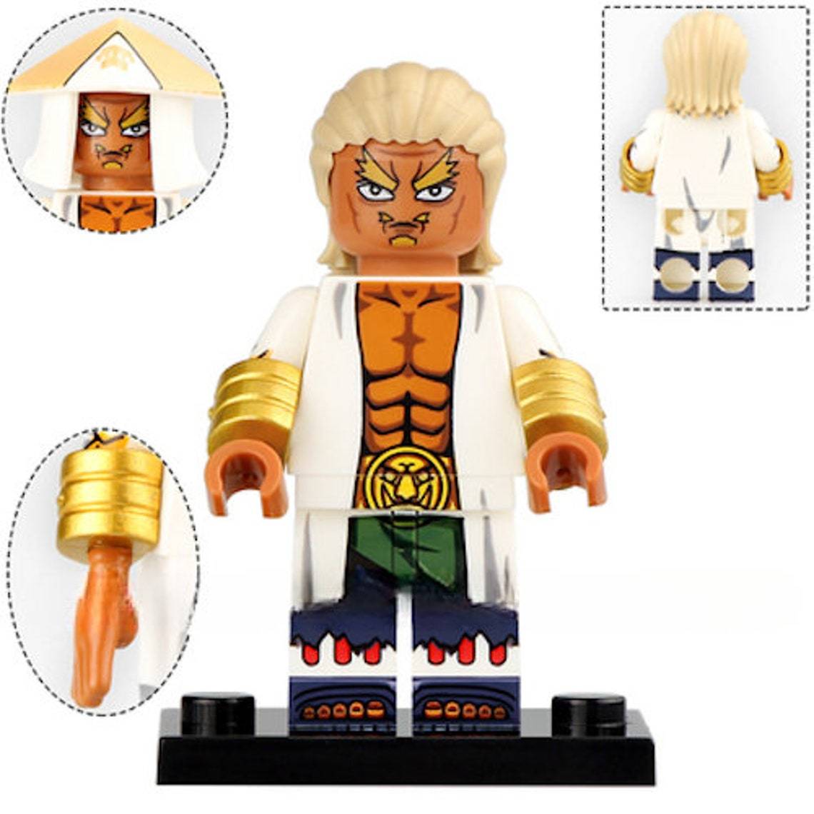 Naruto Series A The Fourth Raikage Minifigures Weapons and Accessories ...