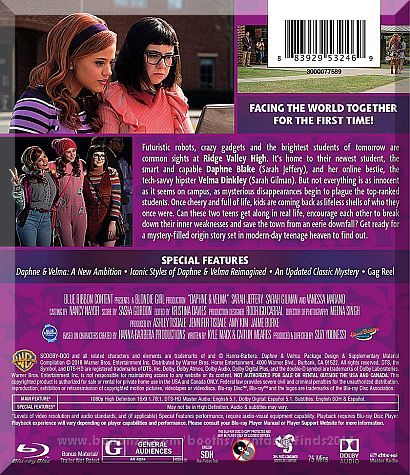 Blu-Ray - Daphne & Velma (2018) *Sarah Gilman / Sarah Jeffrey / Scooby ...
