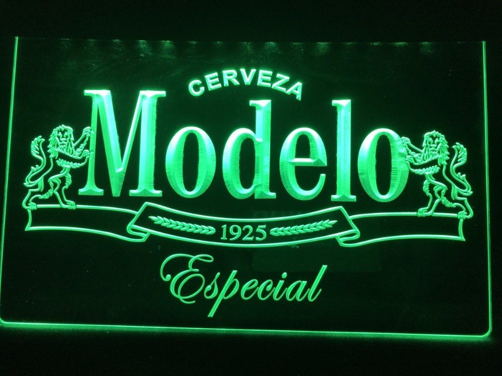 Modelo Especial Beer Illuminated Led Neon Sign Home Decor, Bar, Pub ...