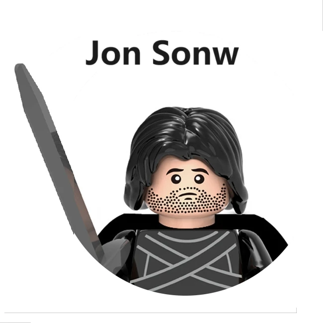 Game of Thrones Building Blocks: Cersei, Jon Snow,Arya Stark Mini ...