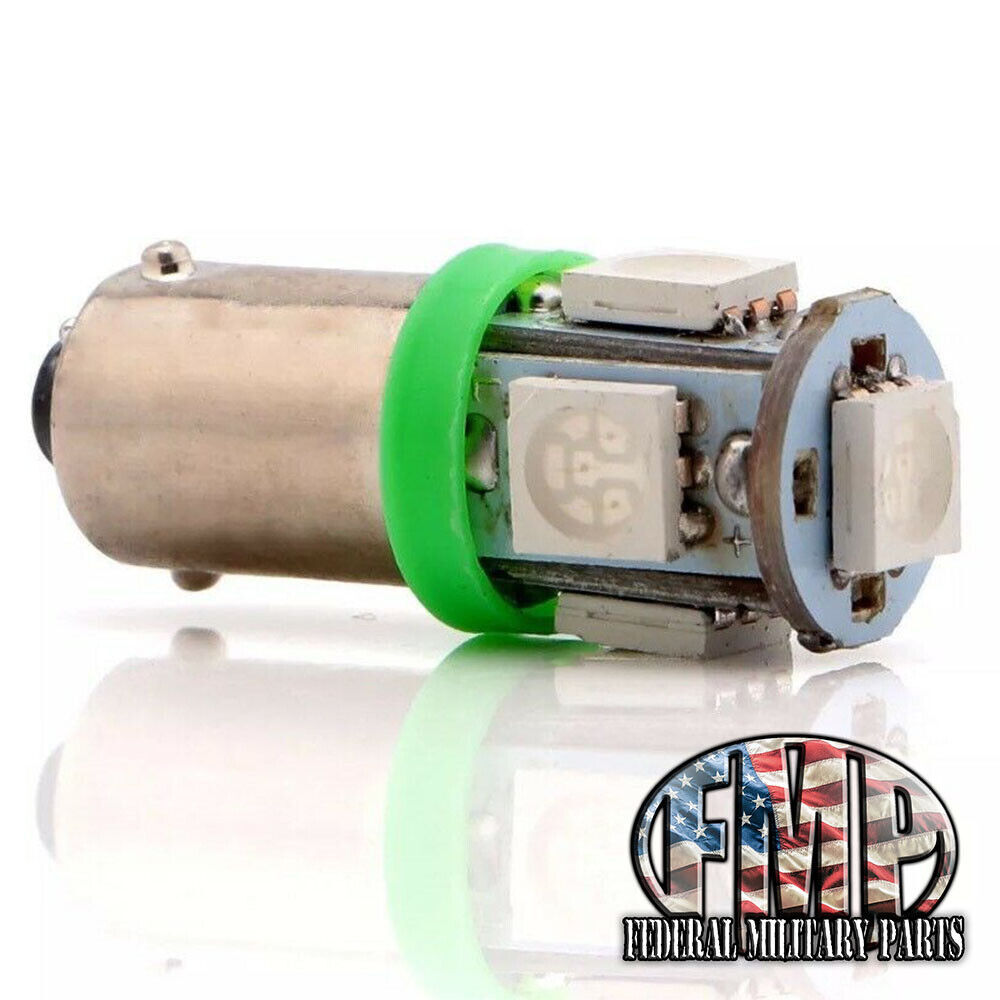 4pk Brightest 24V LED Green Board Lights for Military Humvee Bulbs M998 ...