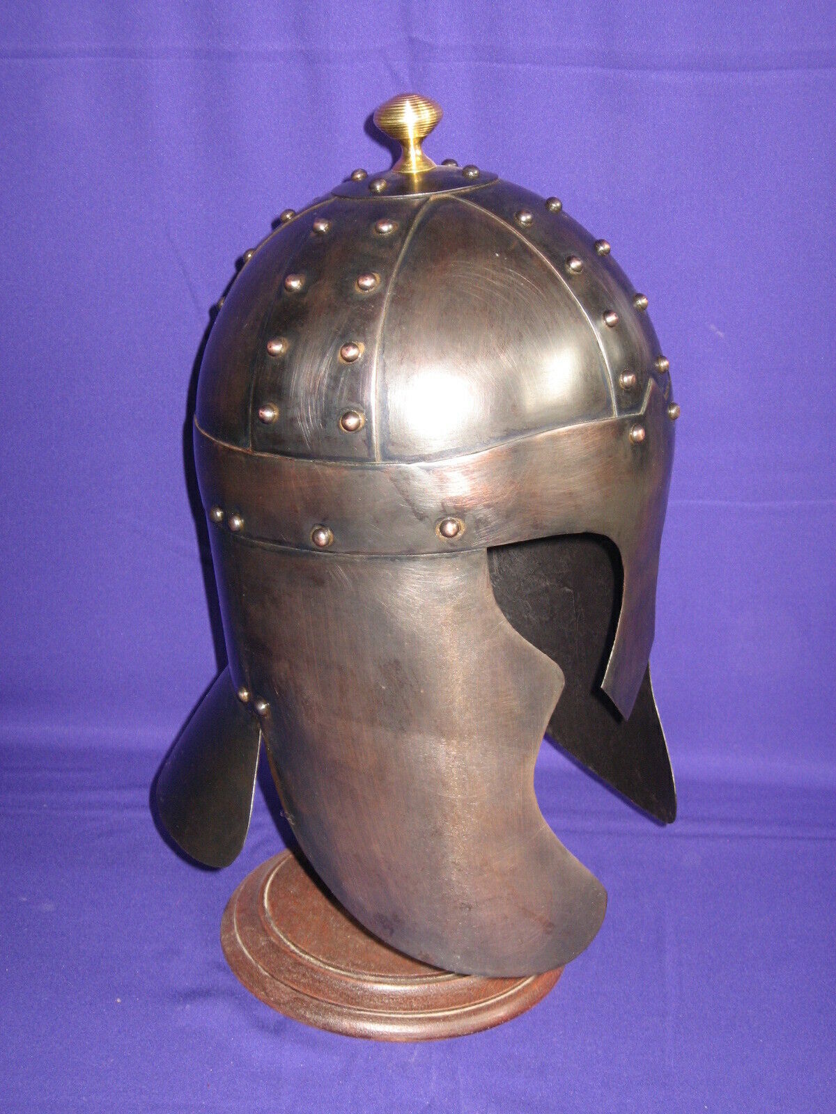 Medieval Corinthian Greek Knight Crusader Spartan Armor Helmet Fine ...