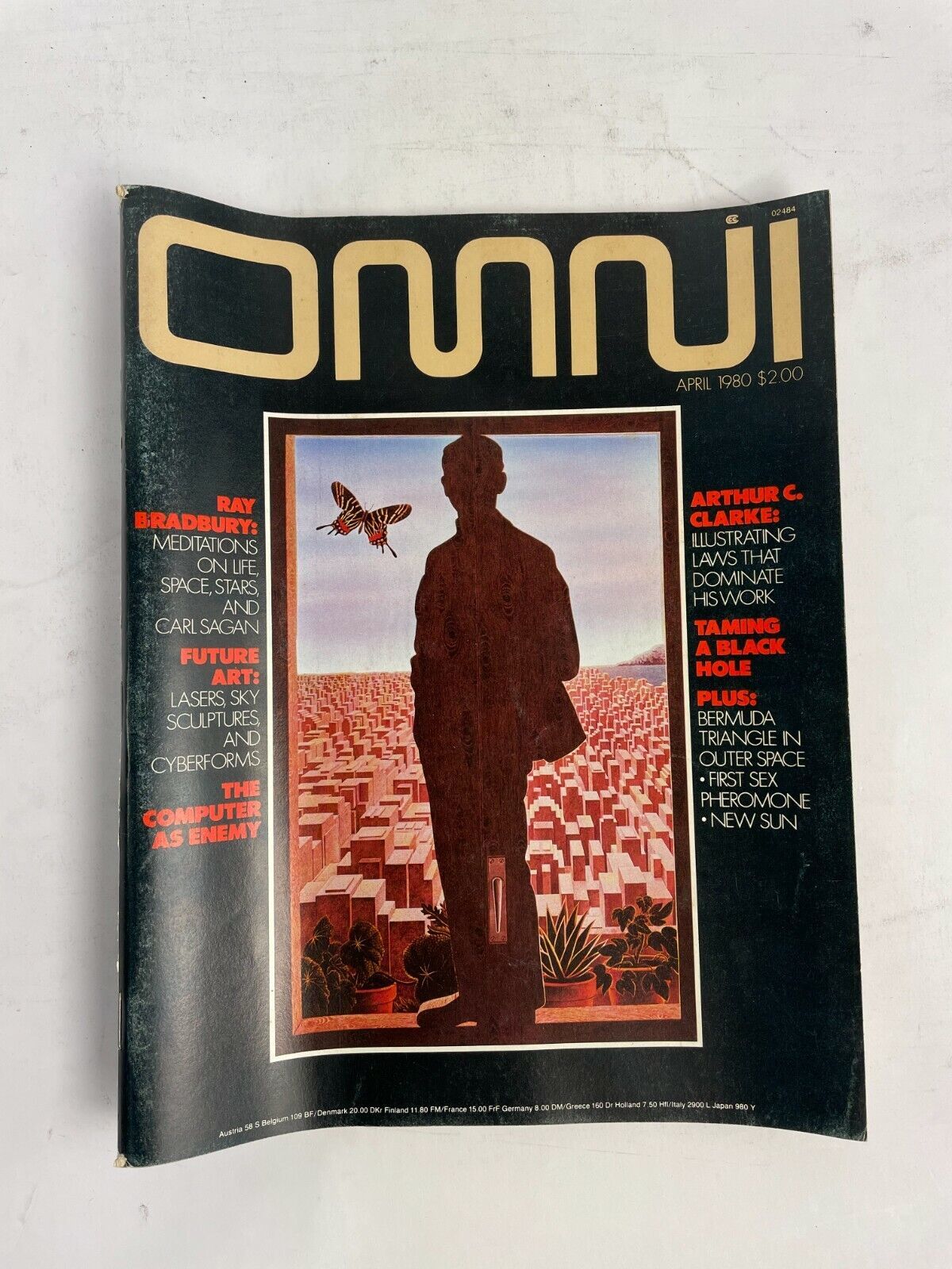 April 1980 Omni Magazine Arthur C.Clarke Taming A Black Hole Ray ...