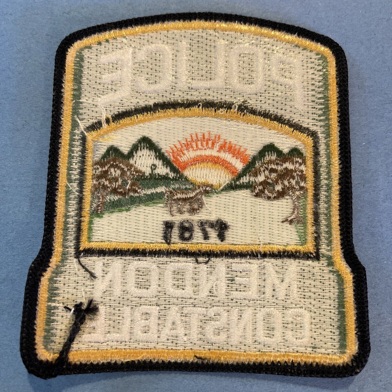 Police Mendon Constable 1781 Patch - Collectable Police Patch - Police