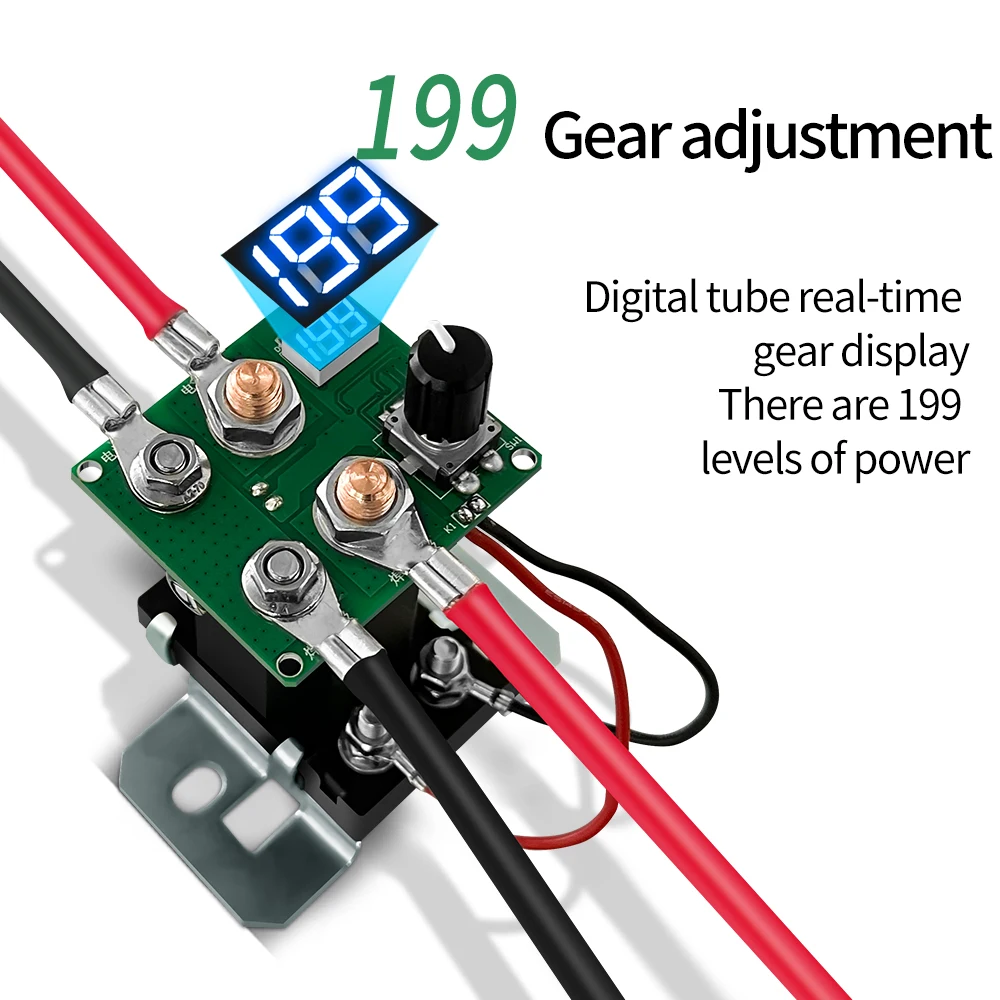 199 Gear 12V Relay Spot Welder Kit 0.15mm Nickel Adjustable Mini Spot ...