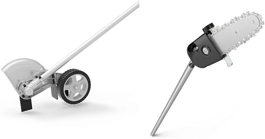 Sunseeker Wild Badger 10" Pole Saw & Edger Attachment Bundle With ...