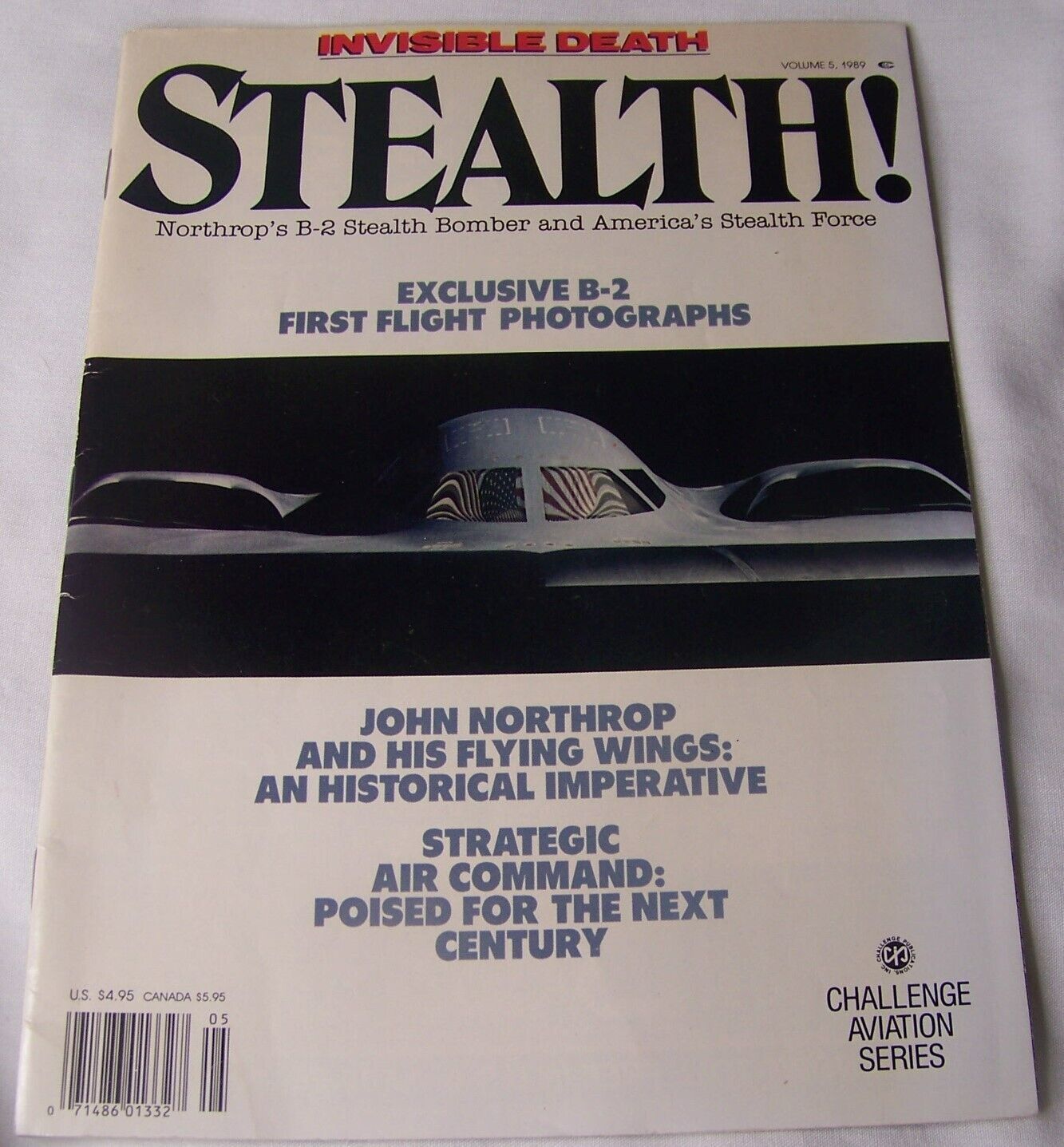 1989 Vol 5 STEALTH BOMBER MAGAZINE NORTHROP B-2 CHALLENGE AVIATION ...