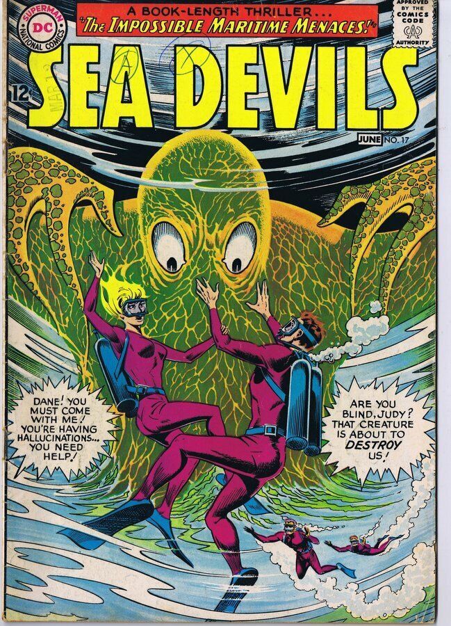Sea Devils #17 ORIGINAL Vintage 1964 DC Comics - Comics & Graphic Novels