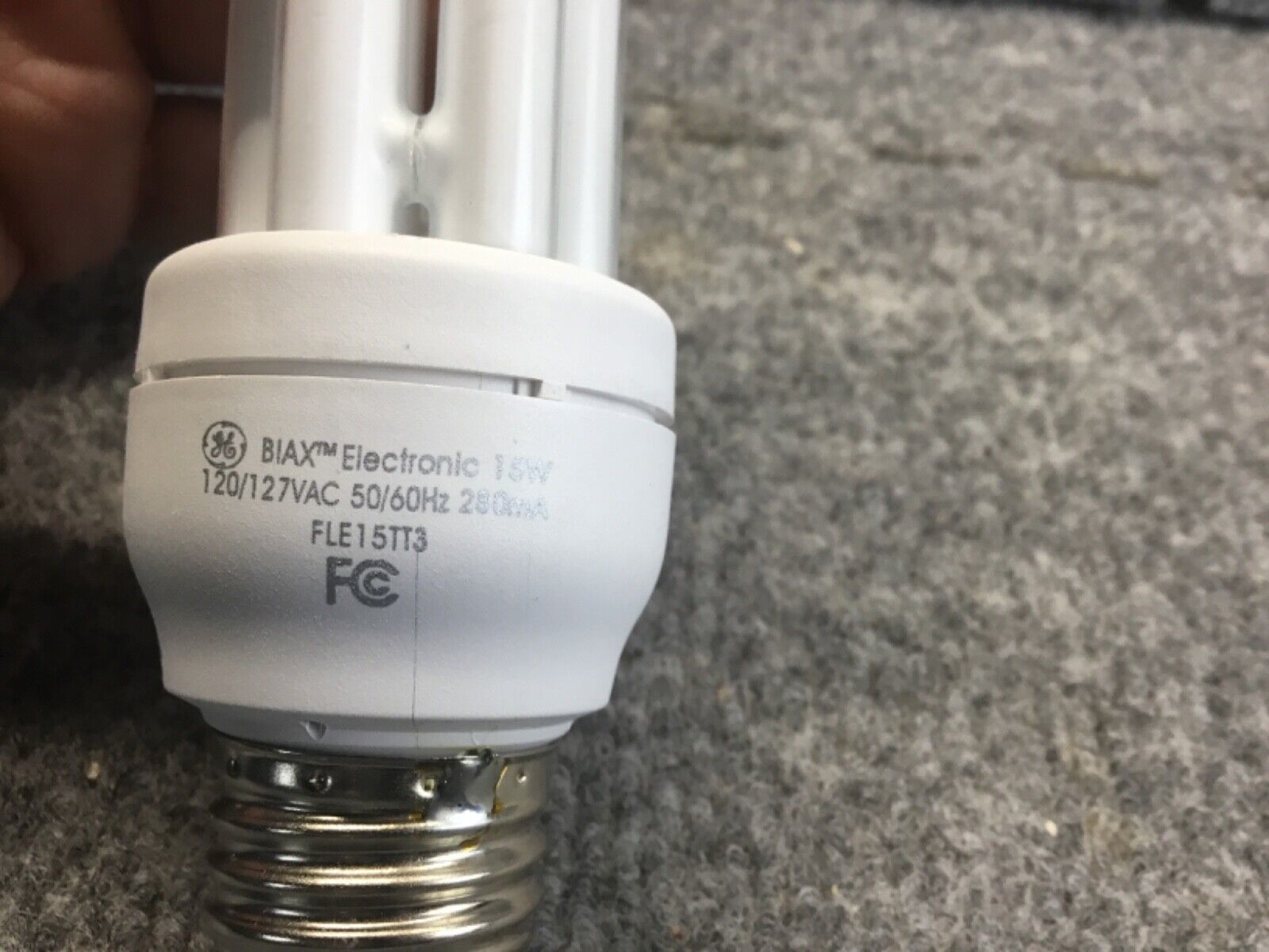 GE Mini Biax T 15w Compact Fluorescent bulb FLE15TBX-XM-827-E26-120043-GE - Light Bulbs