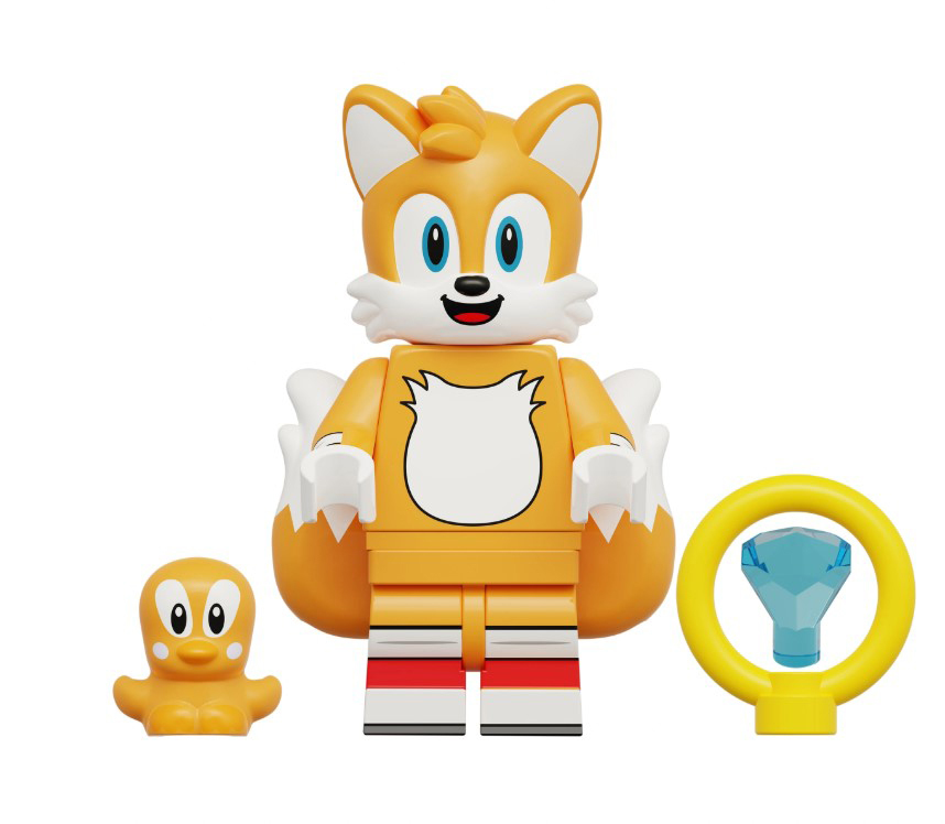 Miles Prower Sonic The Hedgehog 3 Movie Custom Minifigures - LEGO (R ...