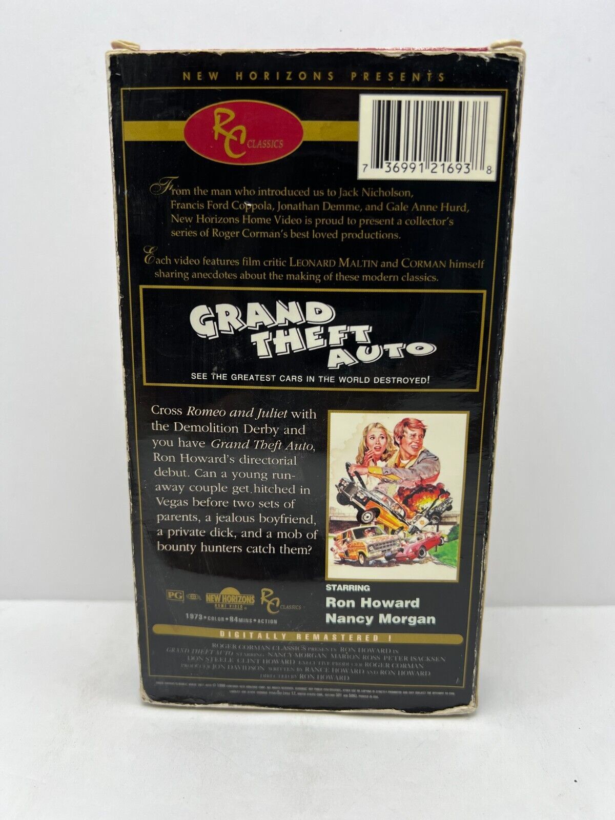 Grand Theft Auto starring Ron Howard - Nancy Morgan (VHS, 1996) - VHS Tapes