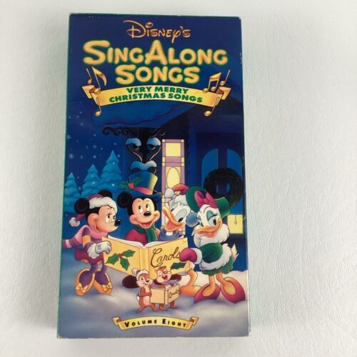 Disney Sing Along Songs VHS Tape Very Merry Christmas Songs Volume ...