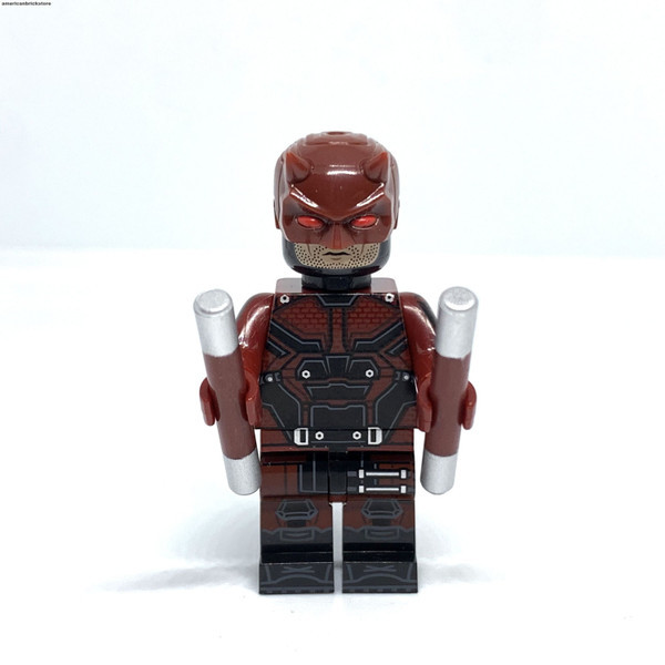 YY Minifigure Building Custom Daredevil Marvel Superhero - LEGO (R ...
