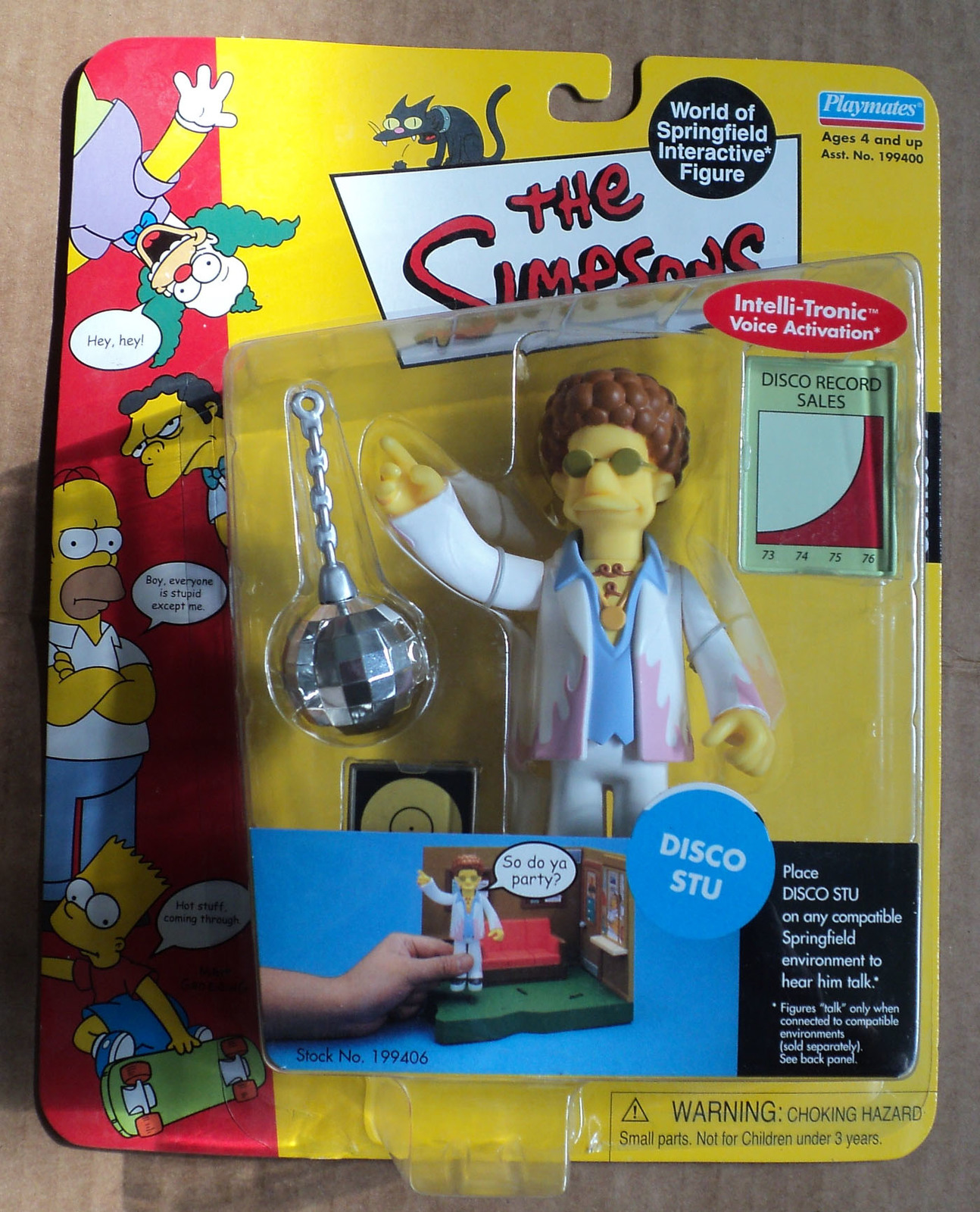 Brand New The Simpsons DISCO STU action figure - Action Figures