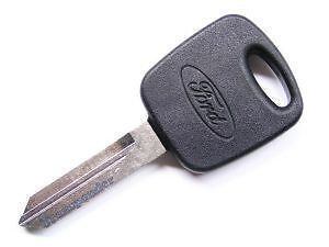 Ford 3B REMOTE & H72 Transponder Key Blank 4C chip with FORD LOGO USA ...