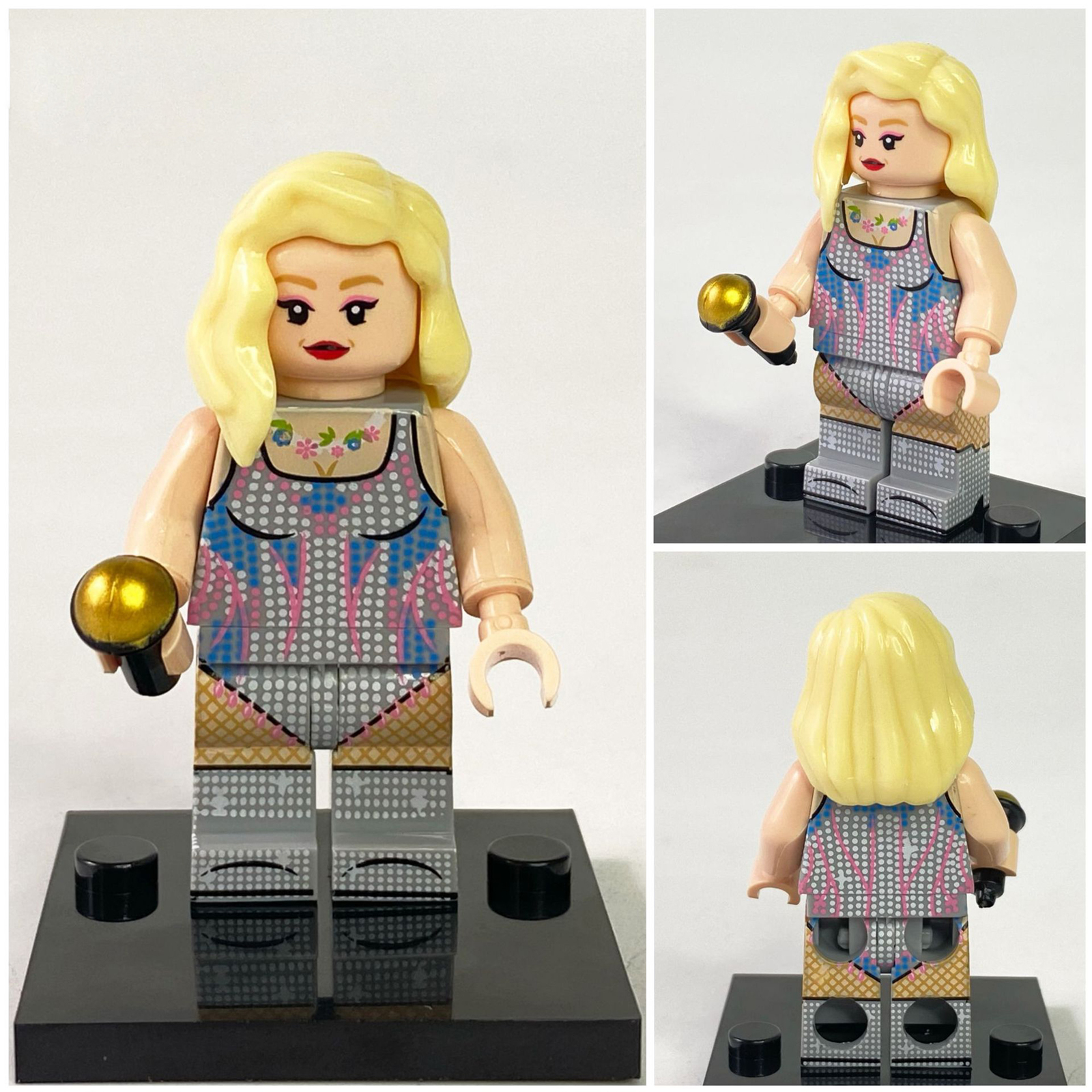 Super Singer Star Taylor Swift Minifigure Female Vocalist T-Swizzle Tay ...