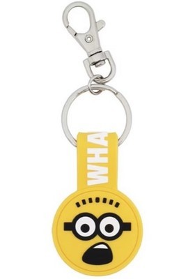 Universal Studios Despicable Me Two Eye Minion Face "Whaa?" Keychain ...