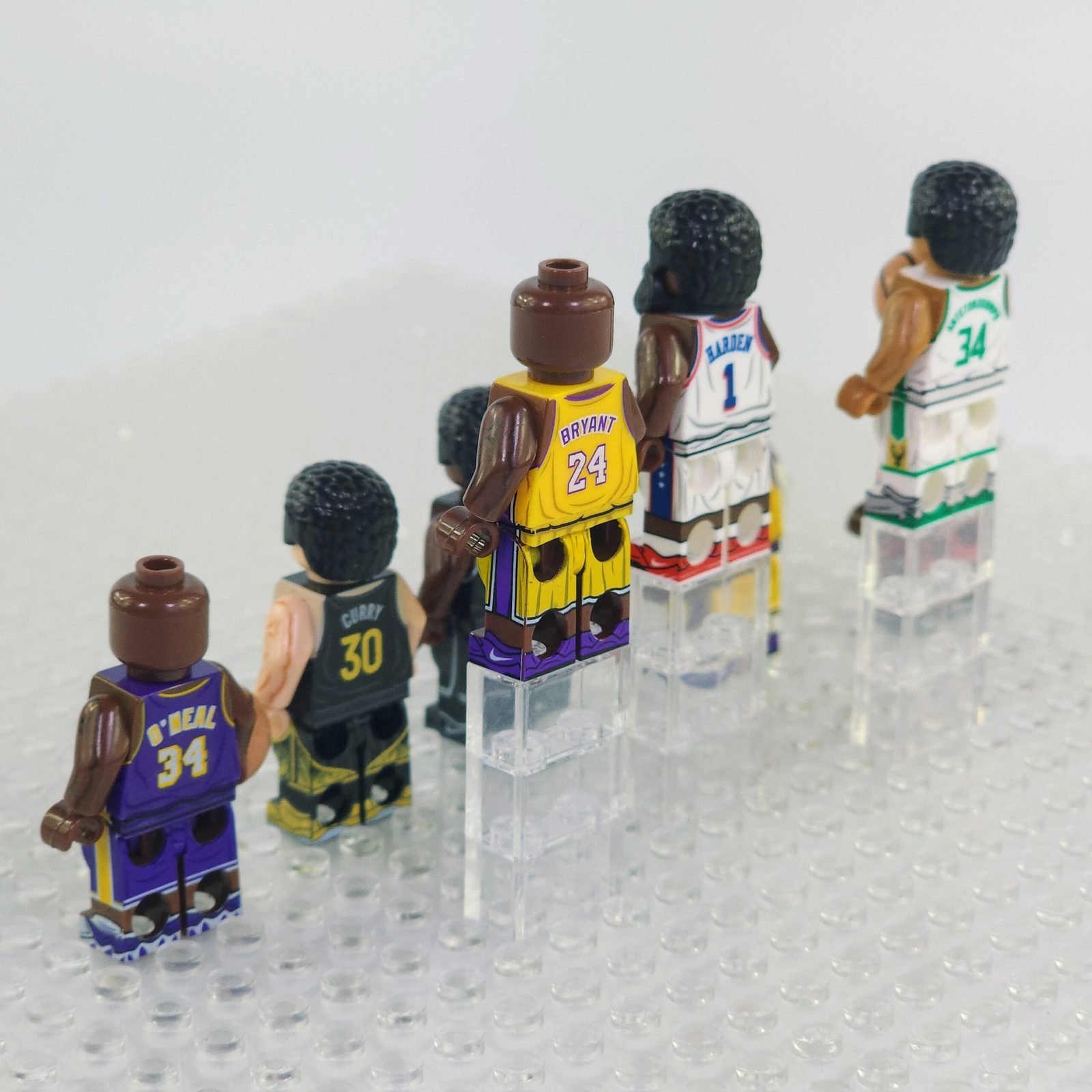 8pcs NBA Basketball Players Minifigures Set Kobe Curry Jordan Durant ...