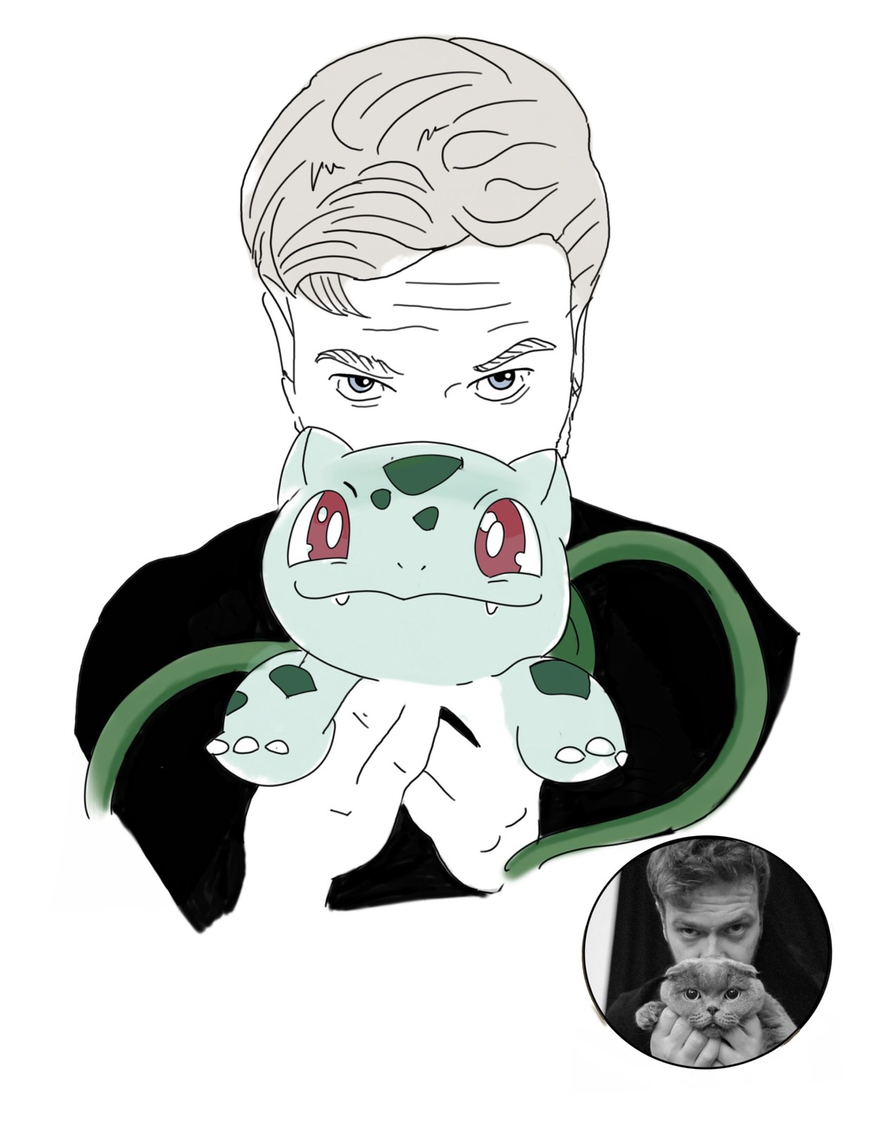 Custom Pokemon Cartoon Portrait, Cartoon and 10 similar items