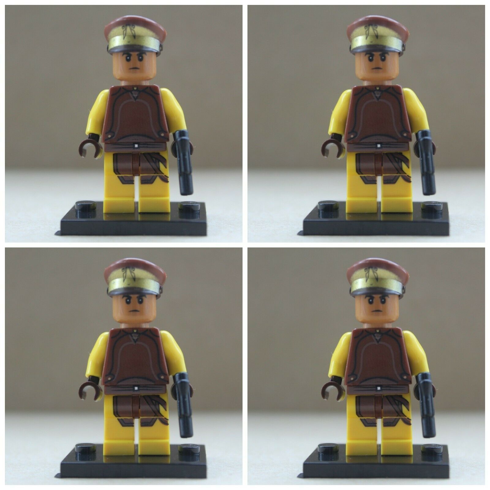 Star Wars Naboo Security Guard Soldiers 4pcs/set Custom Minifigures Toy ...