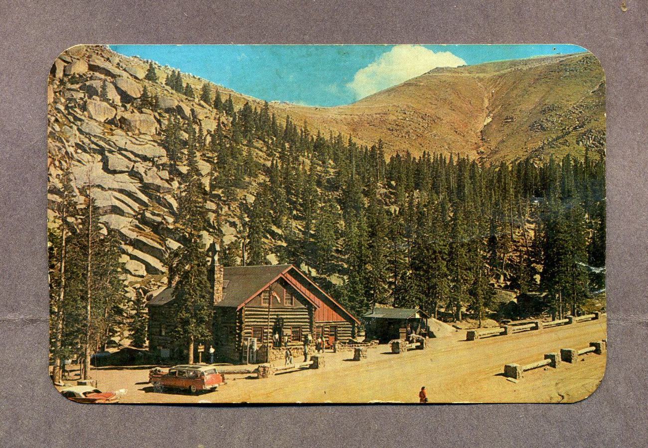 Vintage 1960s Postcard Glen Cove Inn Pikes Peak Colorado Postmark Old ...