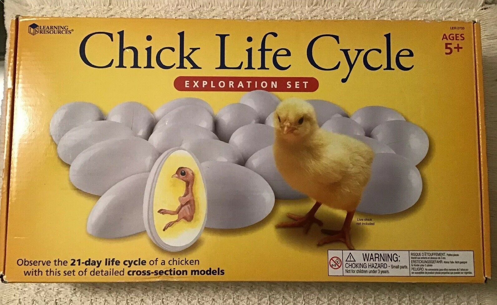 Learning Resources CHICK LIFE CYCLE Exploration Set - LER2733, Complete ...