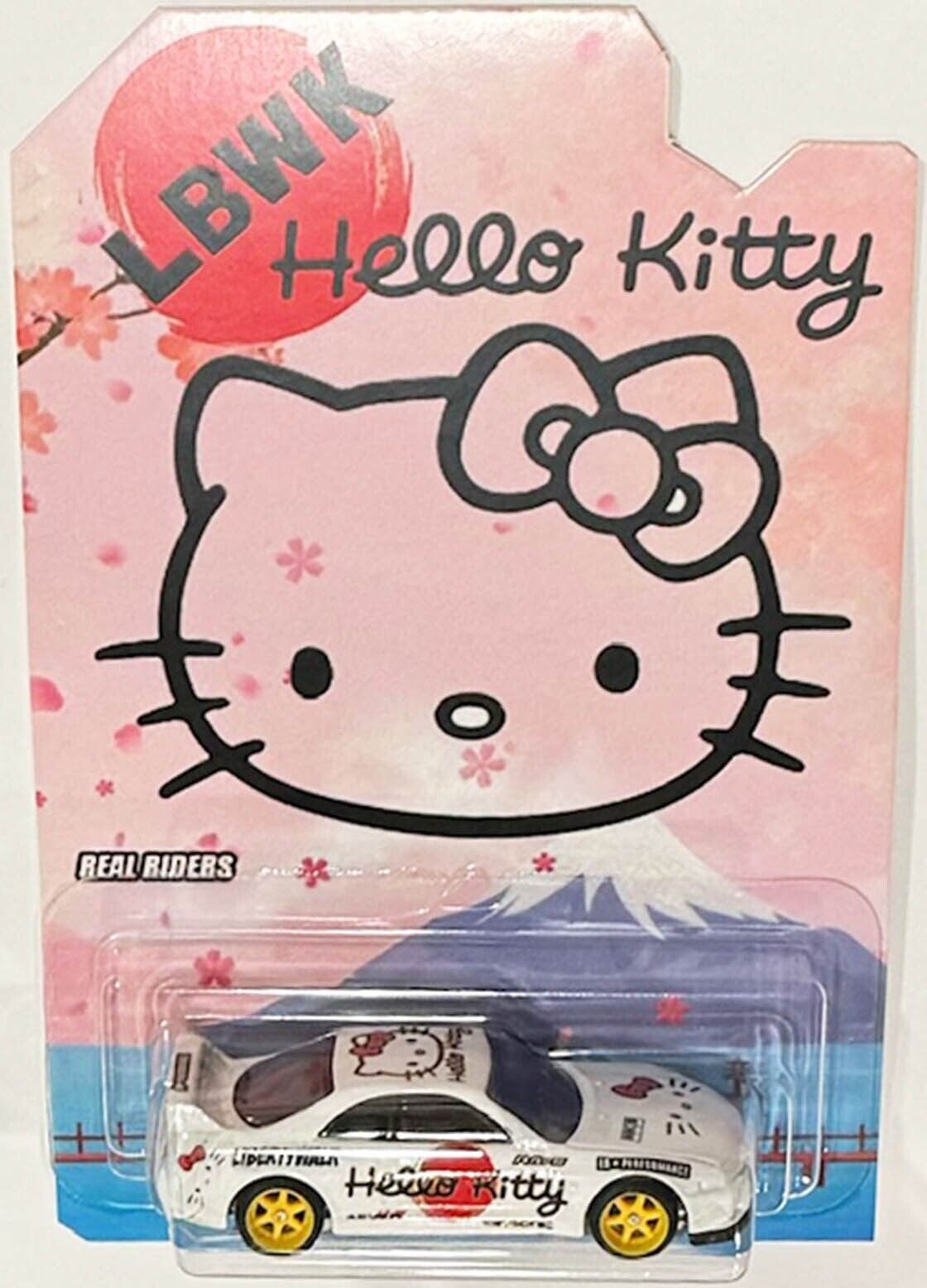 Nissan Skyline GTR R33 CUSTOM Hot Wheels Hello Kitty LBWK Series w/Real ...