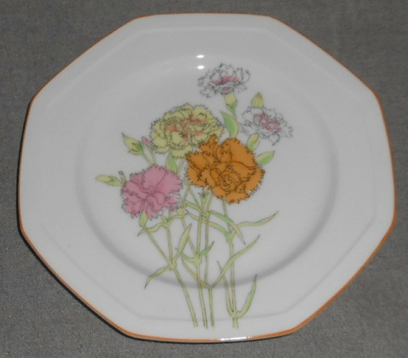 Set (6) Mikasa CANDY TUFT PATTERN Salad Plates MADE IN JAPAN ...