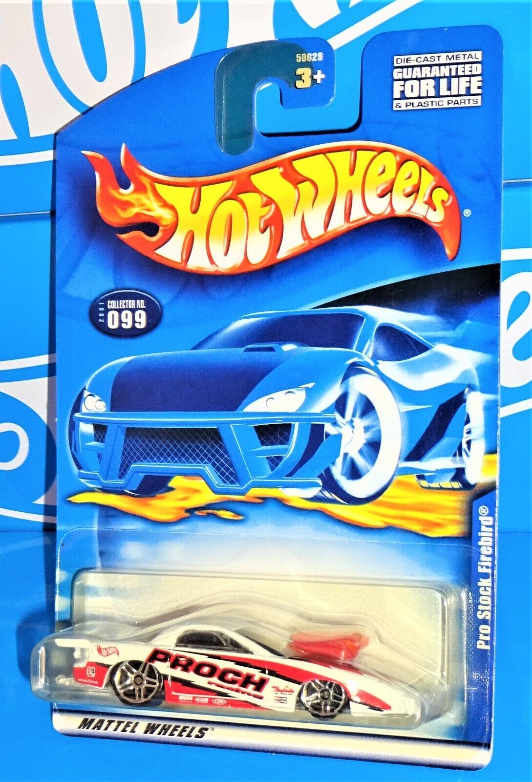 Hot Wheels 2001 Mainline #99 Pro Stock Firebird White w/ PR5s PROCH ...