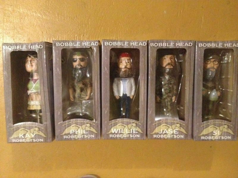 Set of 5 Duck Dynasty Commander Bobblehead - New - Figures & Dolls