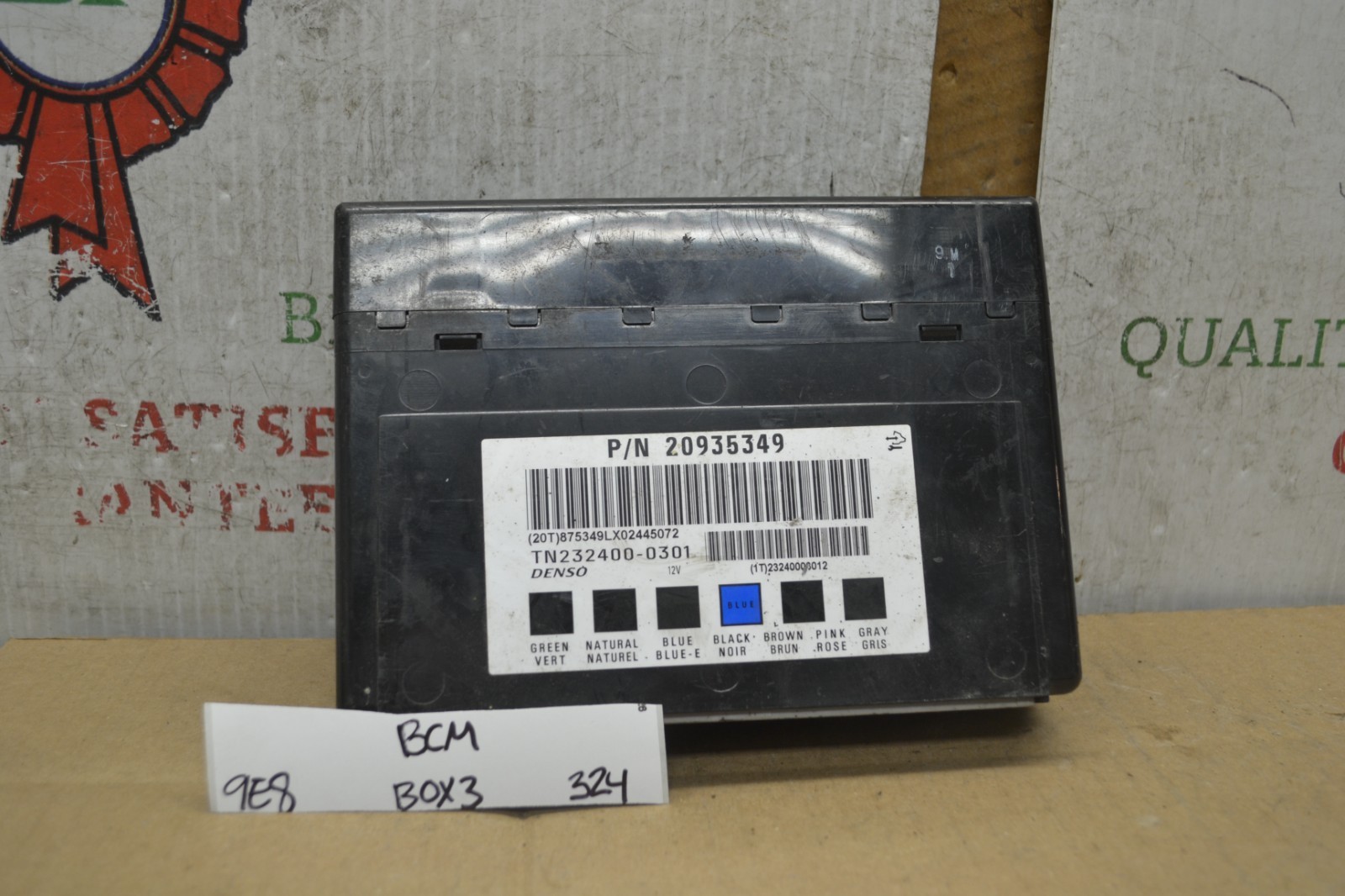 2007-2011 GMC Acadia Body Control Unit BCM 20935349 Module 324-9E8 Bx 3 ...