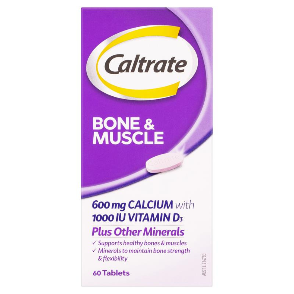 Caltrate Bone and Muscle - 60 Tablets - Vitamins & Minerals