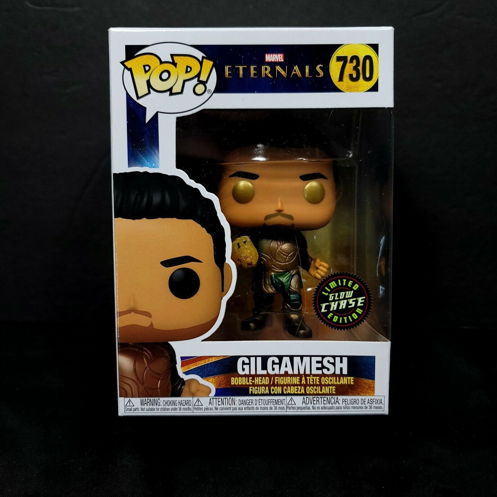 Funko Pop #730 Gilgamesh Marvel Eternals Glow Chase Limited Edition - Funko